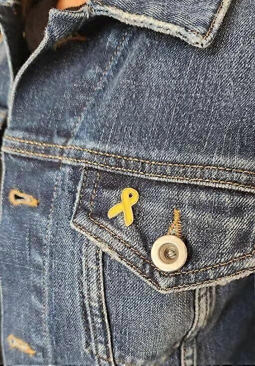 bring them home israel pin yellow ribbon pin hostages israel women men ...