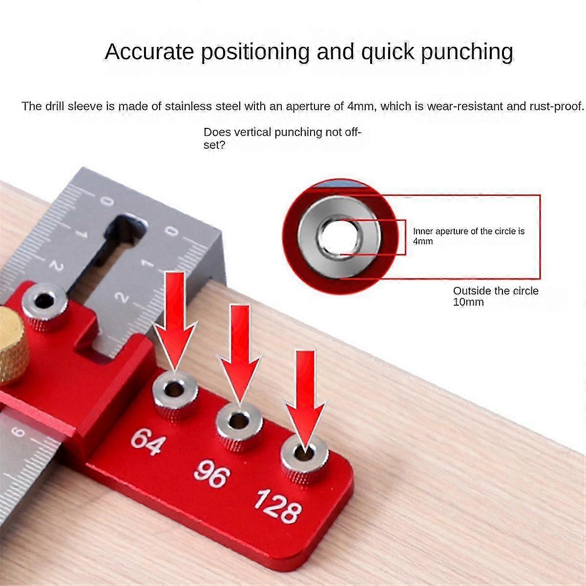 Punching Locator Set Aluminum Alloy Chest Of Drawers Door Handle ...