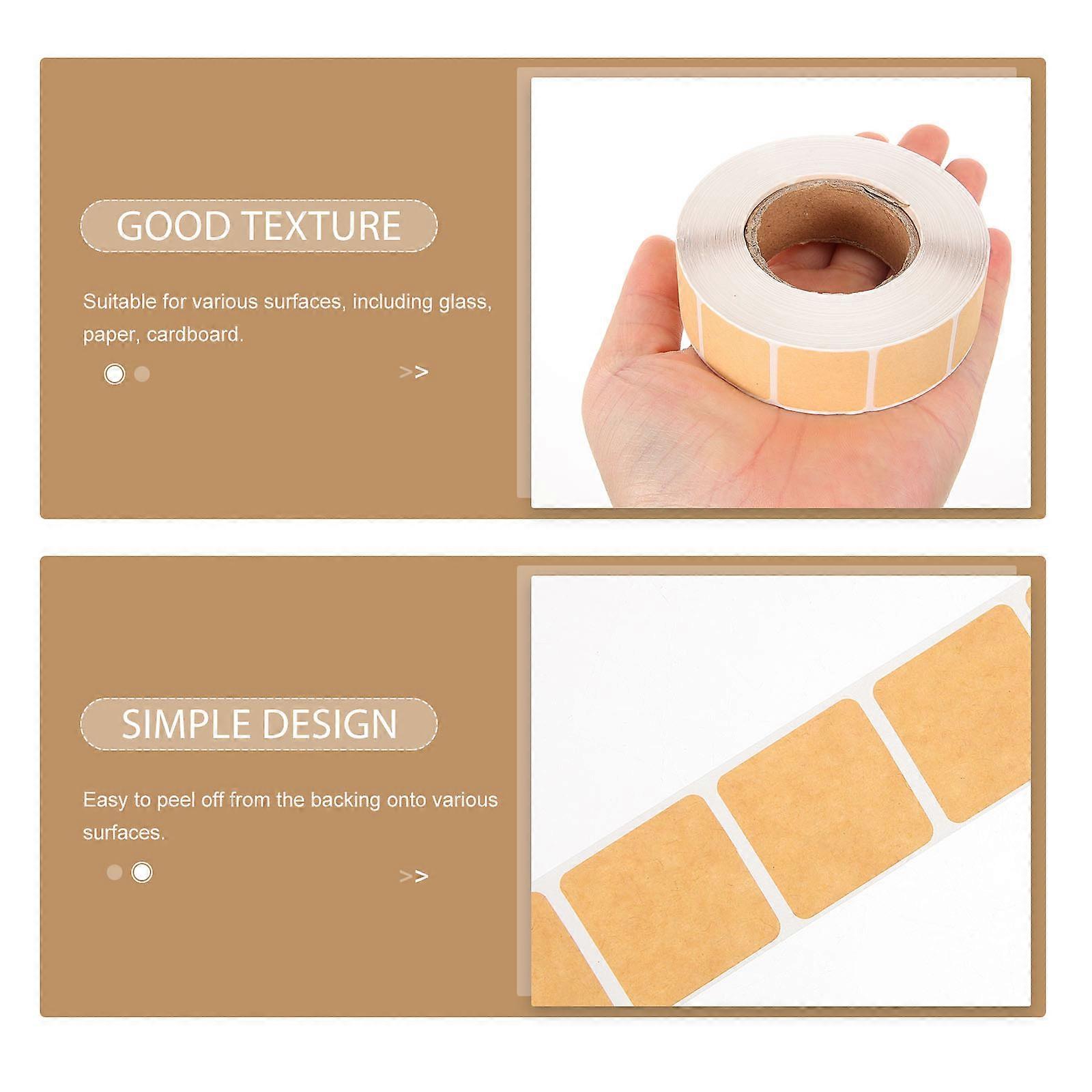 3 Rolls Target Repairing Labels Target Repairing Decals Blank Kraft ...