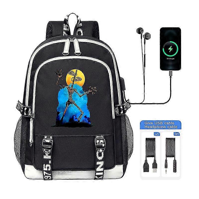 High Quality Usb Siren Head Monster Print Children Backpack Boy Girl ...