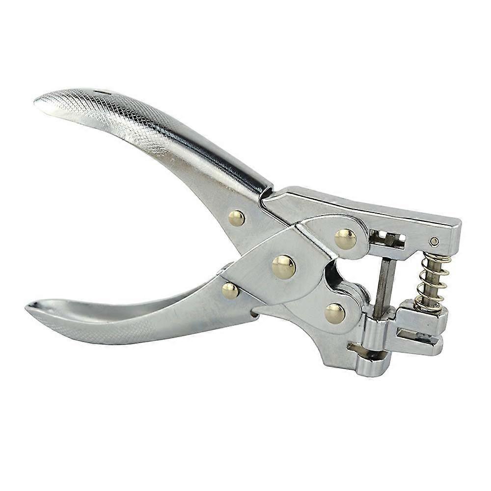 Hand Held 2-In-1 Hand Id Card Slot Hole & Round Hole Punch Metal ...