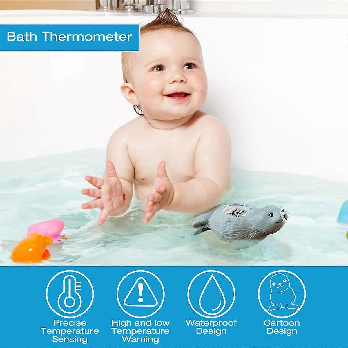 Baby Bath Thermometer, Toddlers Floating Bath Toy, Bathtub Thermometer ...
