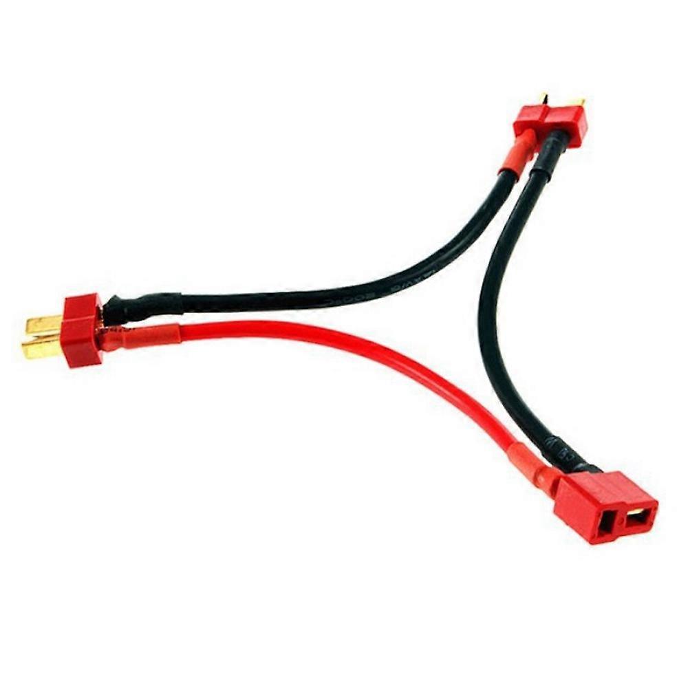 3pcs/lot Battery Accessory /RC Model 2 Into 1 T Plug Cable - Y Style ...