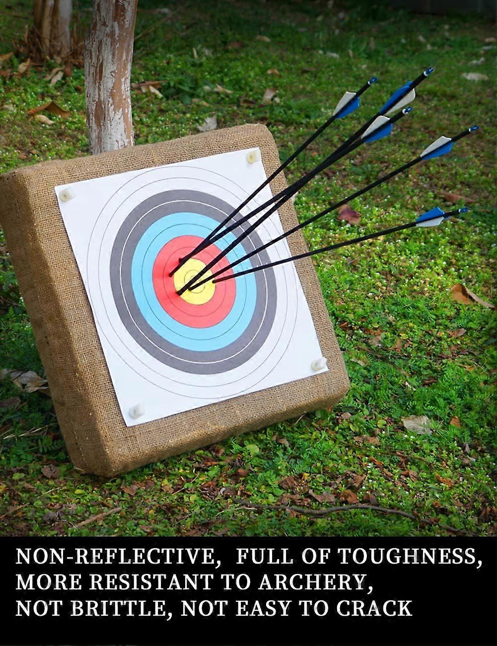 25pcs Archery Targets, 10 Rings 16 x 16 inches Paper Archery Target ...