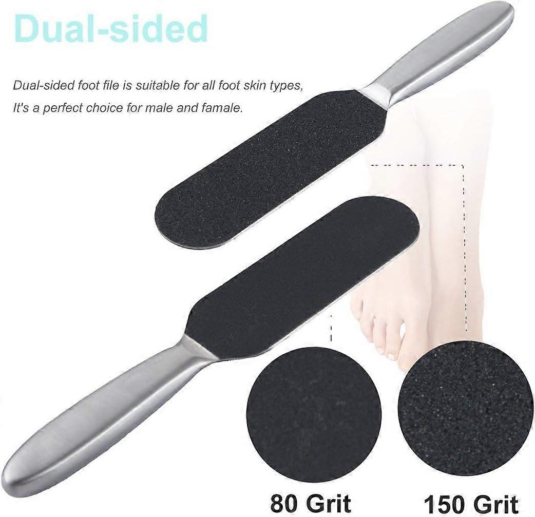 2025 Suitable 11 pieces callus rasp set Double-sided callus file foot ...