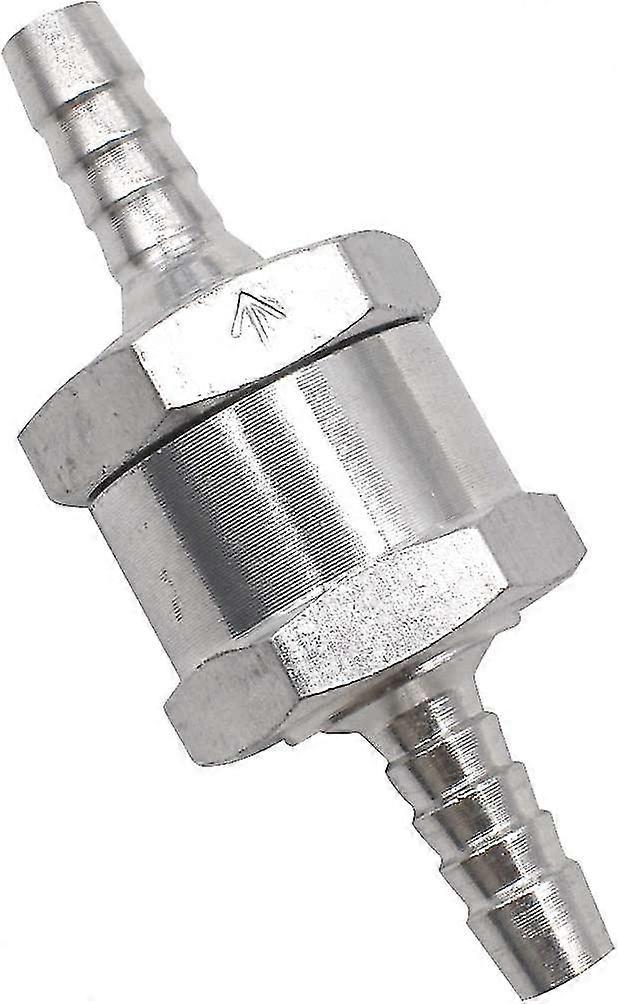 Aluminum Check Valve, 4 Pieces Silver Valve With Non-return Arrow Alloy ...