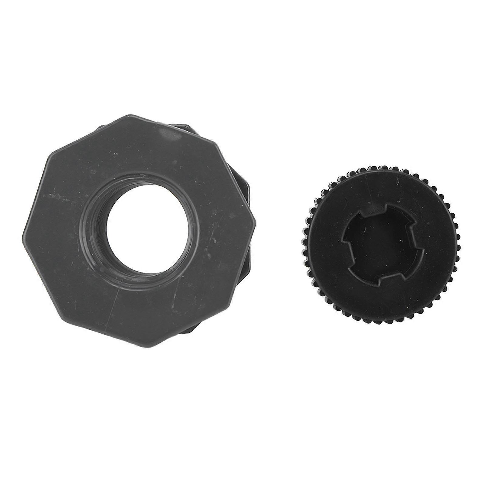 3/4 Inch Rain Barrel Bulkhead Fitting Kit with Plugs Hole Saw Tool PVC ...