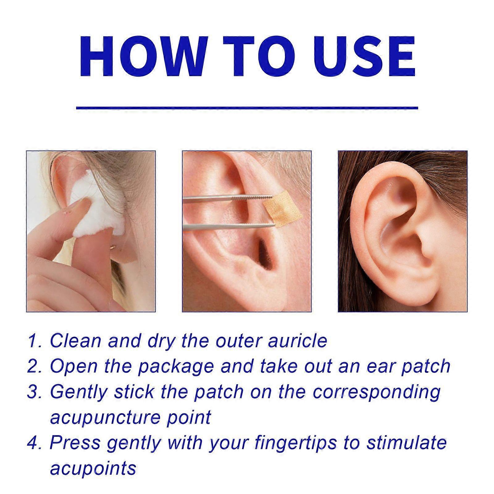 Magnetic Point Ear Acupoint lymphatic Cleansing Pads, Relieve Lymphatic ...