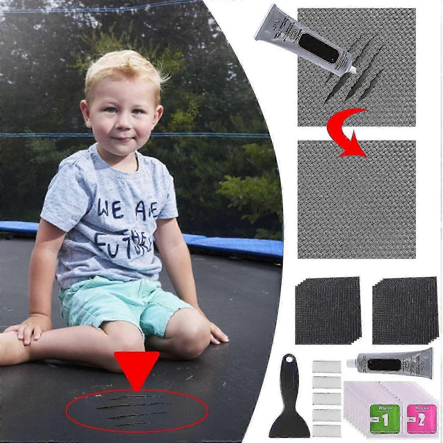2025 New Models Trampoline Patch Repair Kit Repairs Holes Or Tears In ...