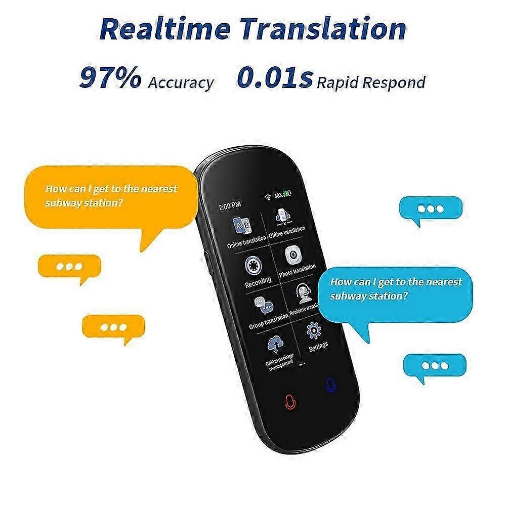 Z2 Portable Instant AI Voice Photo Translator Travel Real Time ...