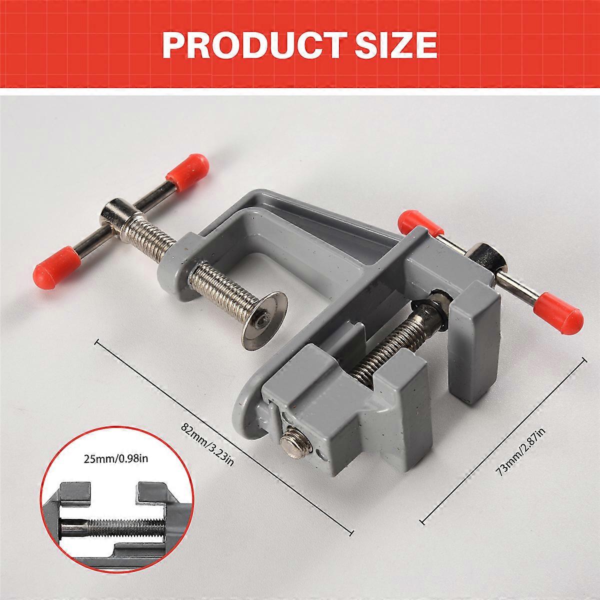 Portable Mini Table Vise Clamp Small Vice for Small Work Hobby Jewelry ...