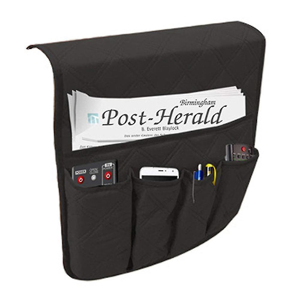 5 Pockets Sofa Arm Rest Tv Remote Control Tidy Organizer Holder Chair ...