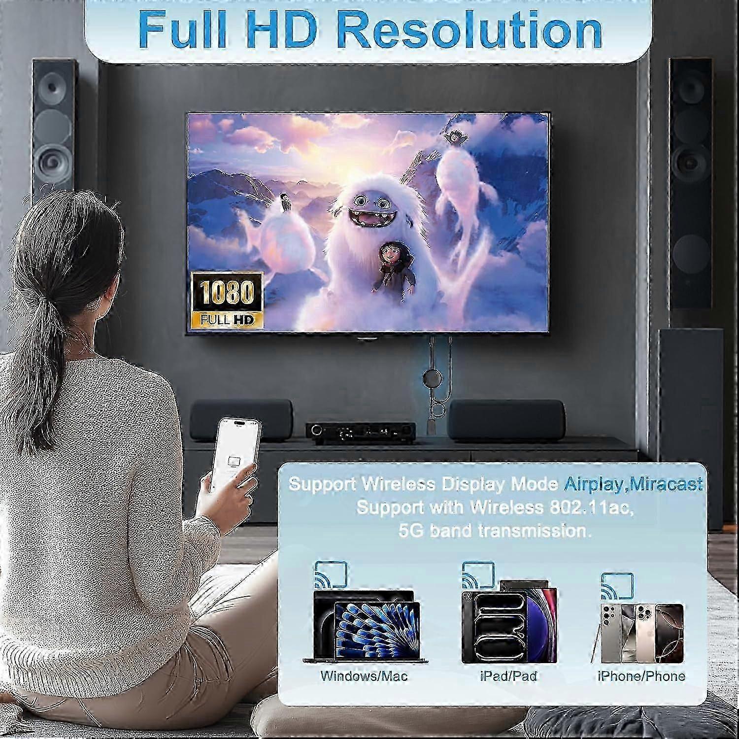 2025 New Google Chromecast 3 For Wifi Smart Tv Stick For Netflix ...