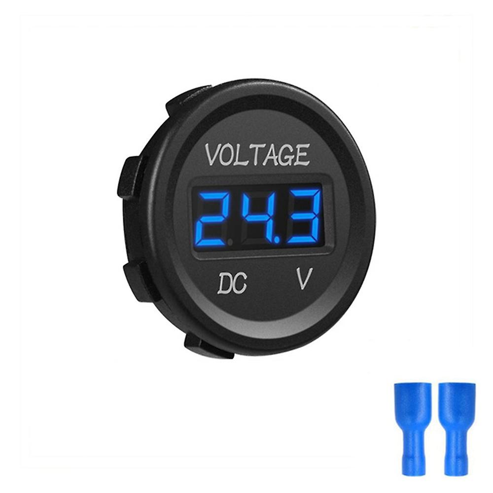 Dc 5-48v Car Motorcycle Voltmeter Mini Digital Waterproof Led Panel ...