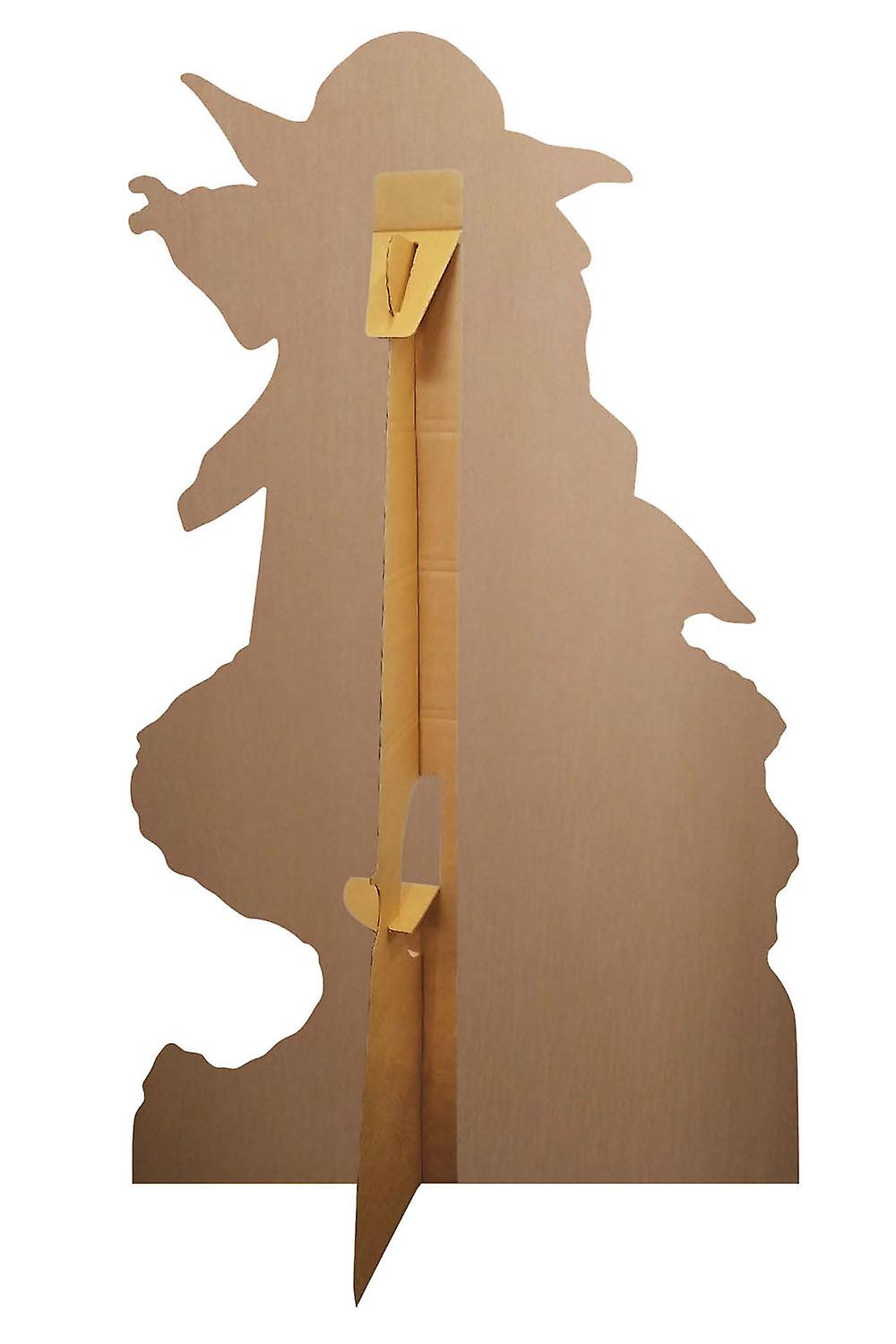 Yoda avec sabre laser Lifesize Cardboard Cutout Officiel Star Wars ...