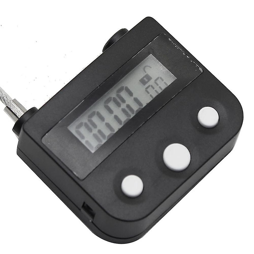 Metal Timer Lock Usb Lcd Display Metal Electronic Rechargeable Timer Multi Function Padlock