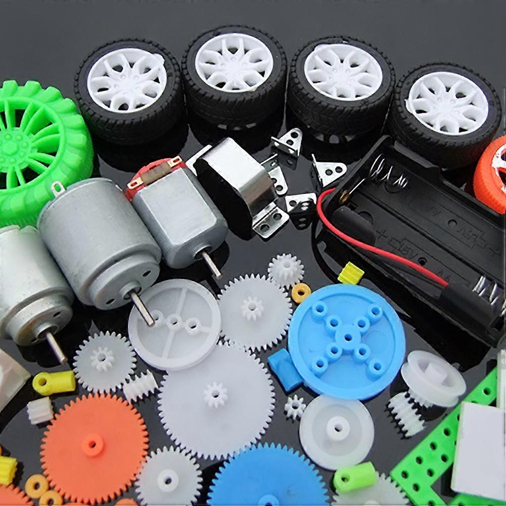 112Pcs DC Motor Kit Electric Mini Motor with Plastic Gears Motor ...