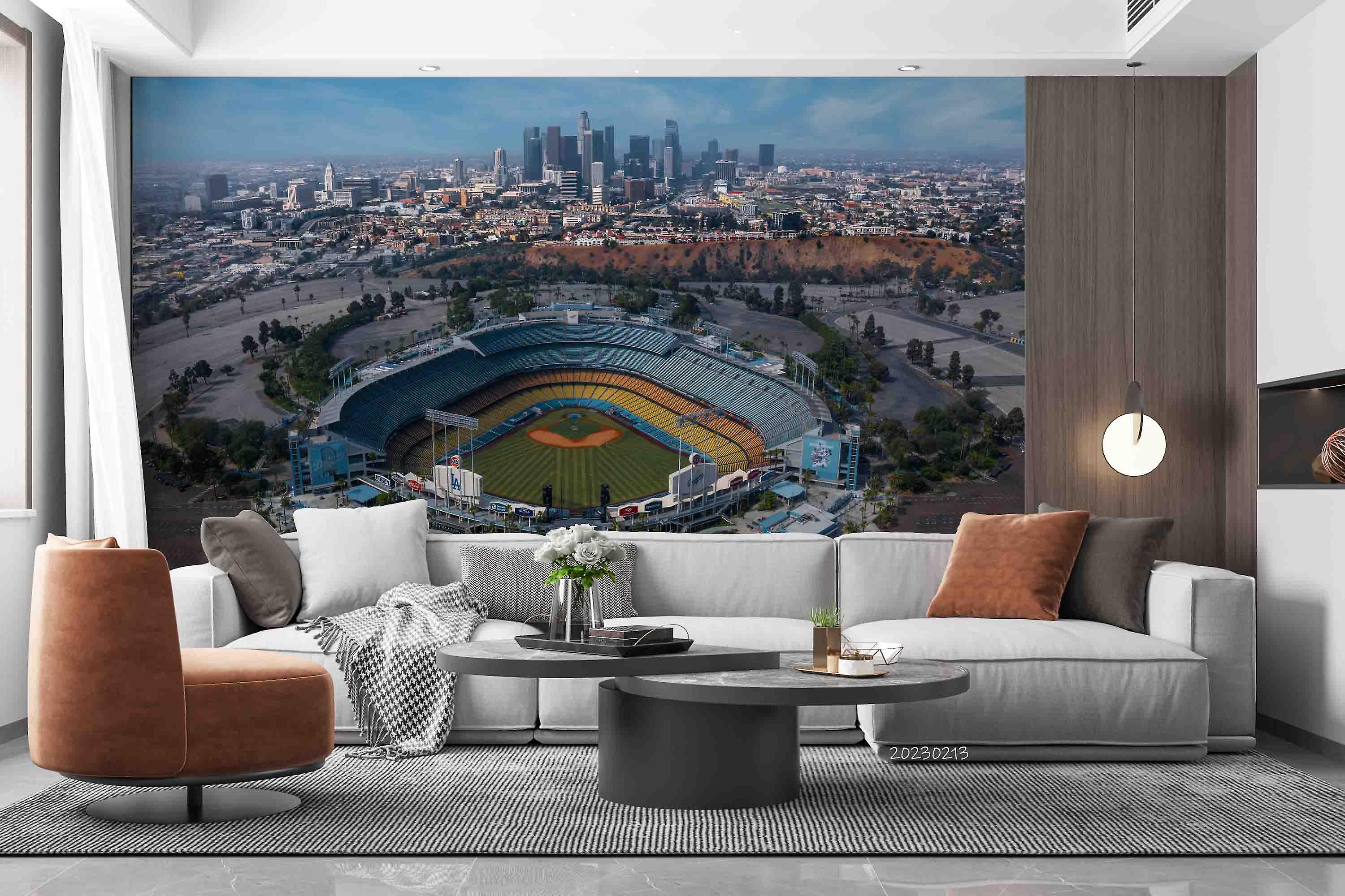 3D Los Angeles Dodgers Stadium Wall Mural Wallpaper Gd 1490 | Fruugo US