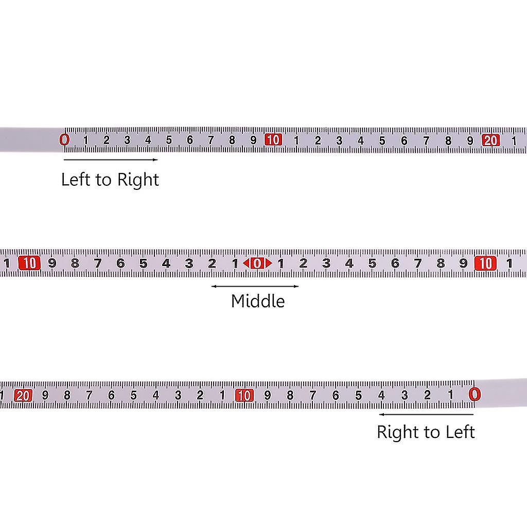 Miter Track Tape Measure Självhäftande Metrisk Stål Linjal Miter Saw ...