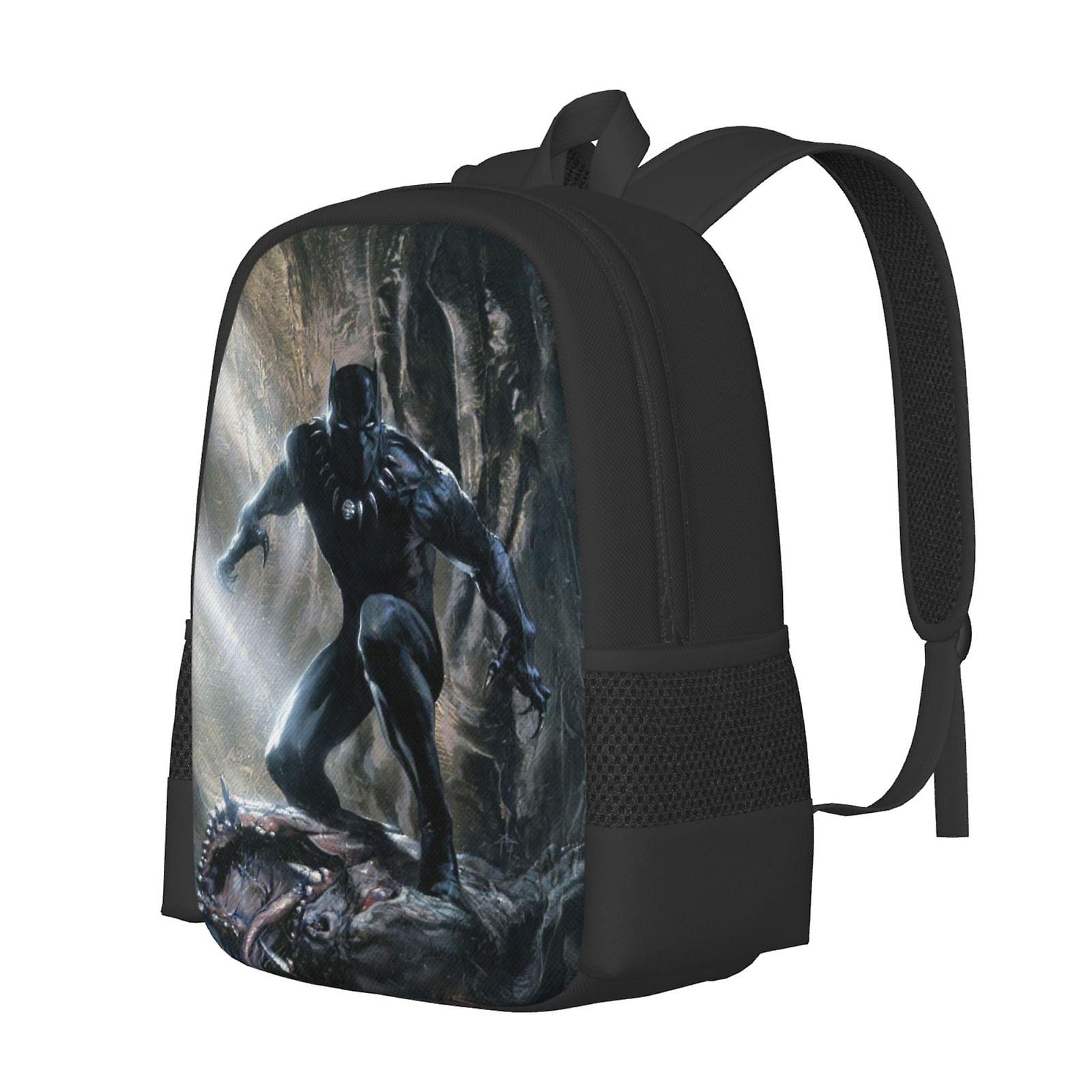 Black Panther Backpack,3d Print Laptop Backpack Lightweight Casual ...