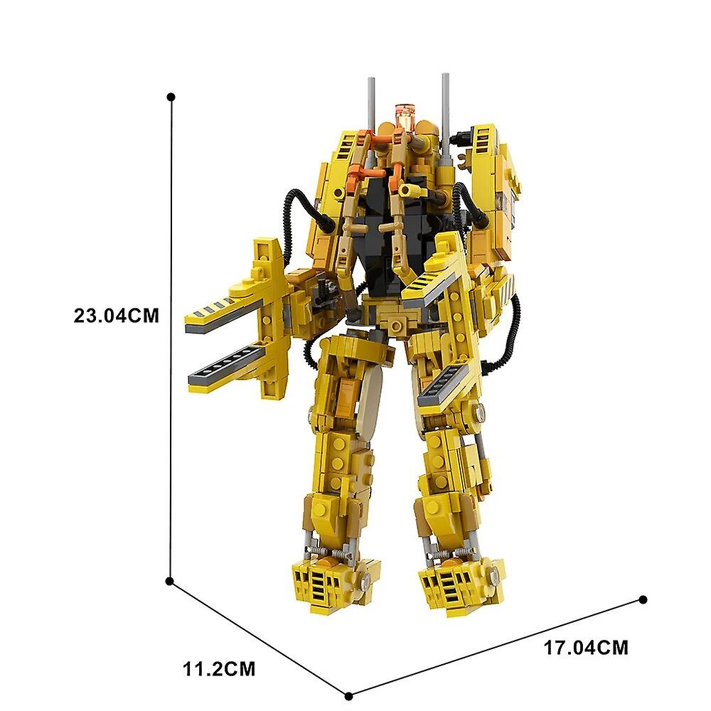 Alien Xenomorph Building Blocks Moc Movies Power Loader Model Diy Sets ...