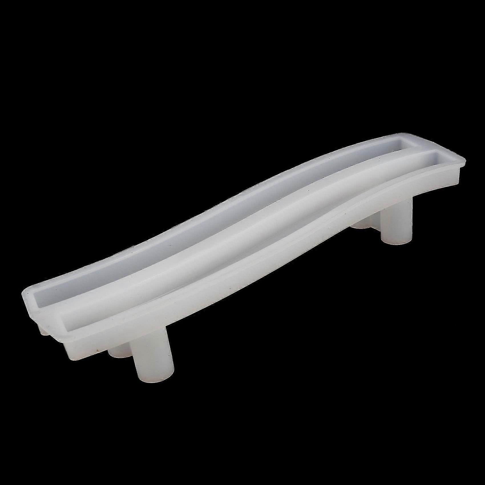 4 Set Tray Handle Resin Mold, Silicone Epoxy Casting Mold For Diy Cabinet Door Handles, Drawer ...