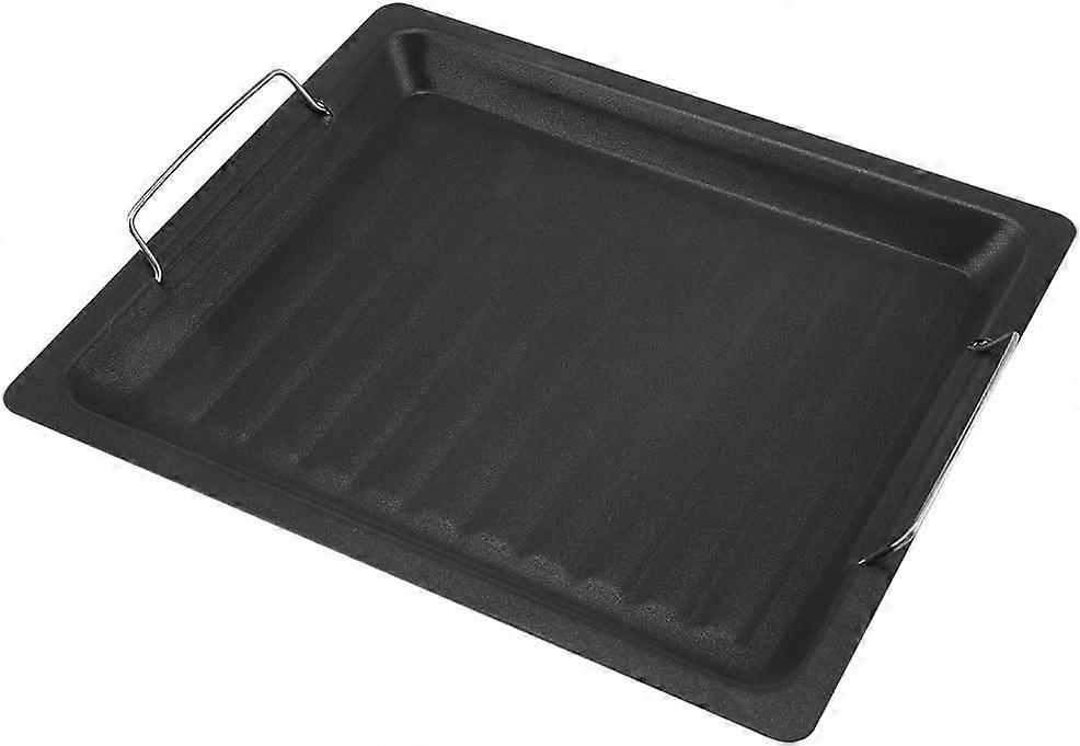 BBQ Pan Grill Plate Food Grade Stainless Steel Rust Resistant Frying ...