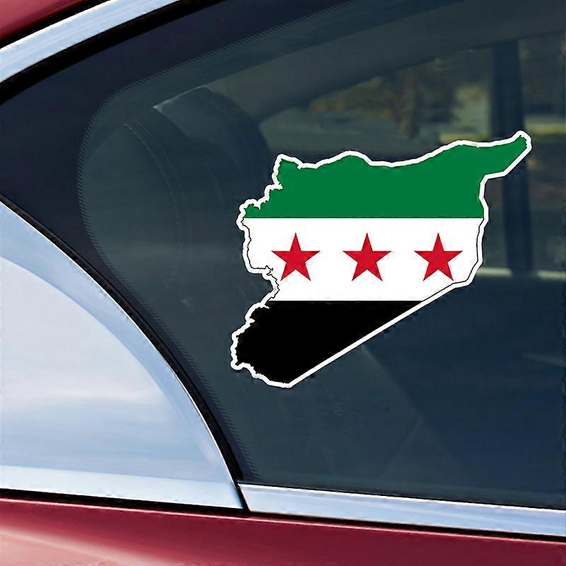 21924 Flag Map Of Syria Car Sticker Waterproof Vinyl Decal Car ...