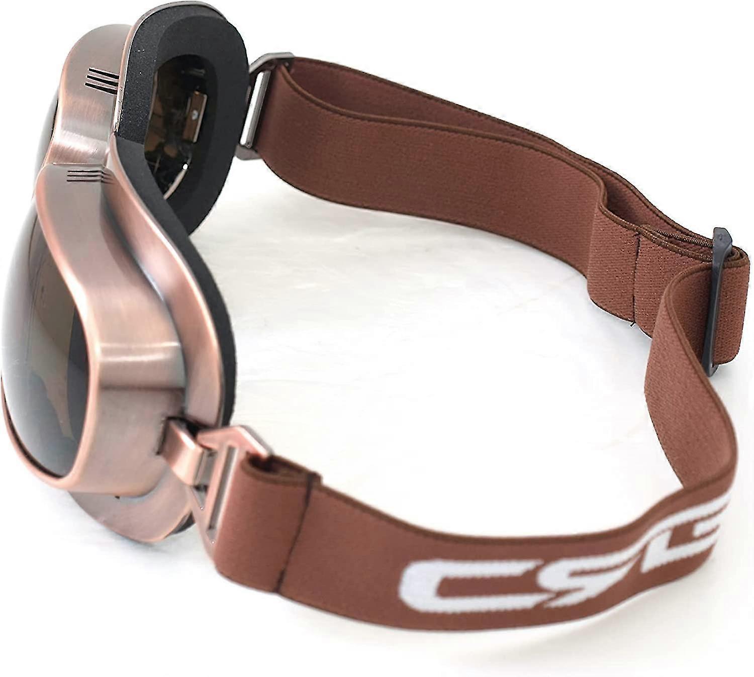 Vintage Aviator Pilot Style Motorcycle Goggles Cruiser Scooter Goggle ...