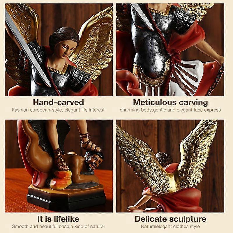 Saint Michael Statue St Michael San Miguel Arcangel Colored Statue San ...