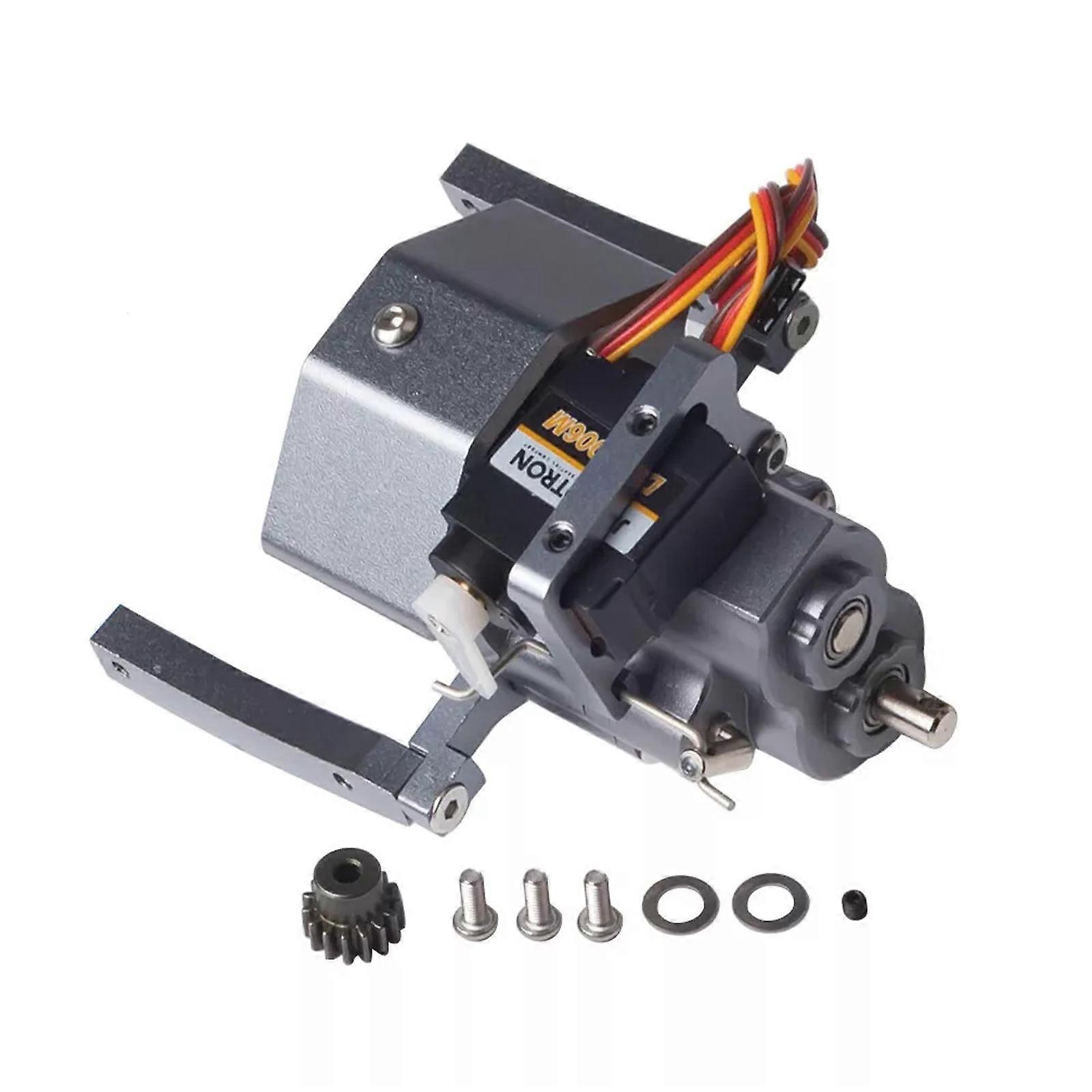 2 Speed Transfer Case Transmission Gearbox for SCX10 RC4WD D90 1/10 RC ...
