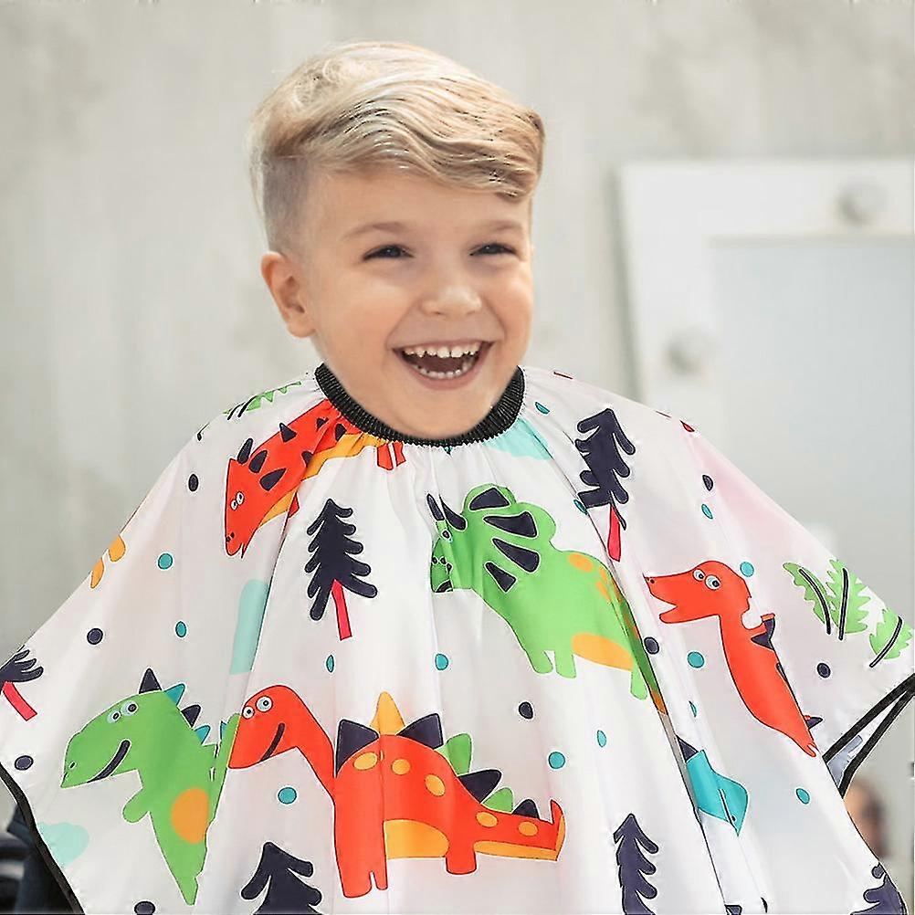 1 Set of Kids Barber Cape Hair Cutting Cape with Neck Duster Brush Kids ...