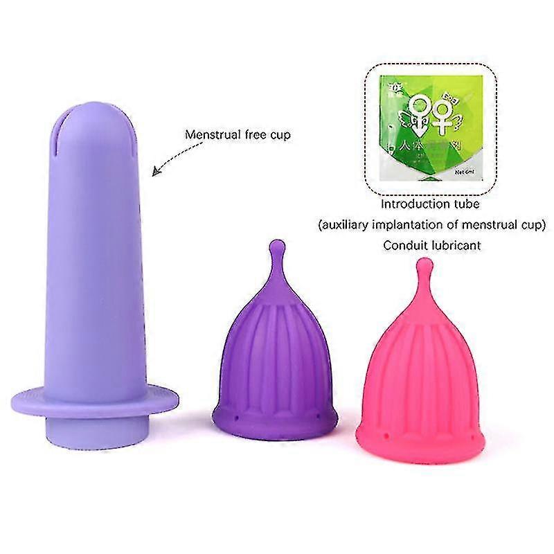 Reusable Feminine Menstrual Cup Booster Silicone Feminine Hygiene ...
