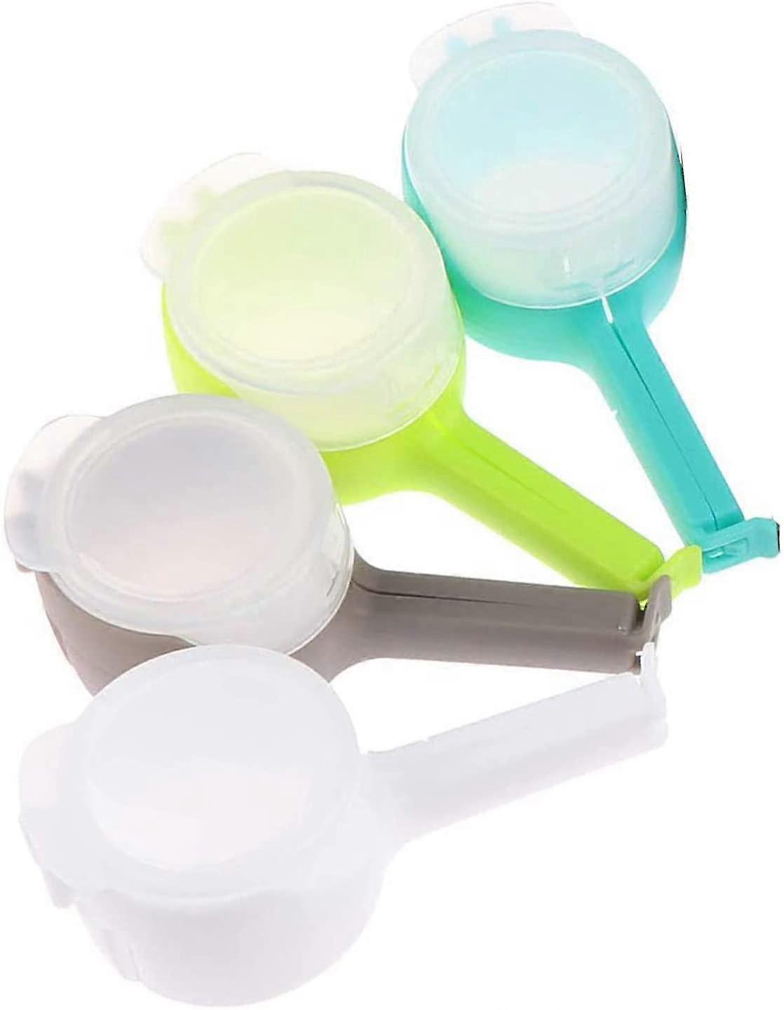 4 Pieces Food Bag Clips, Kitchen Closure Clip, Airtight Storage ...