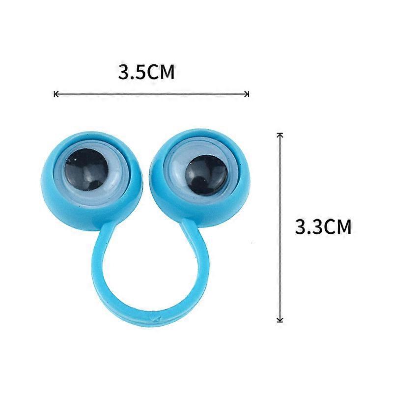 30pcs Eye Finger Puppets Eye on Ring Wiggly Eyeball Finger Puppet Rings ...