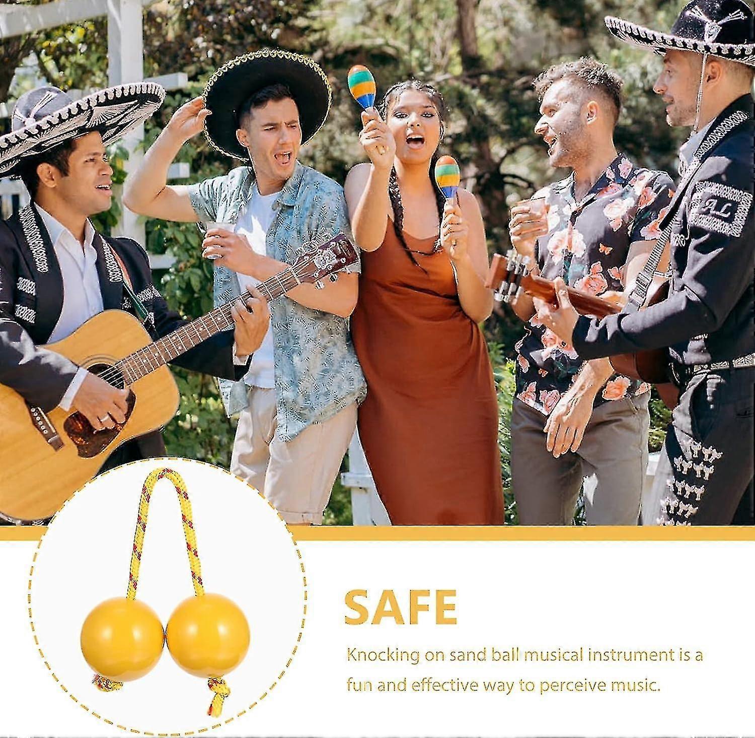 1/2 Pairs Aslatua Shakers, Kashaka Musical Percussion Instrument ...