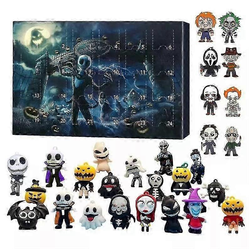 24pcs/set Horror Movie Characters Annabelle MichaelMyers Chucky Freddy ...