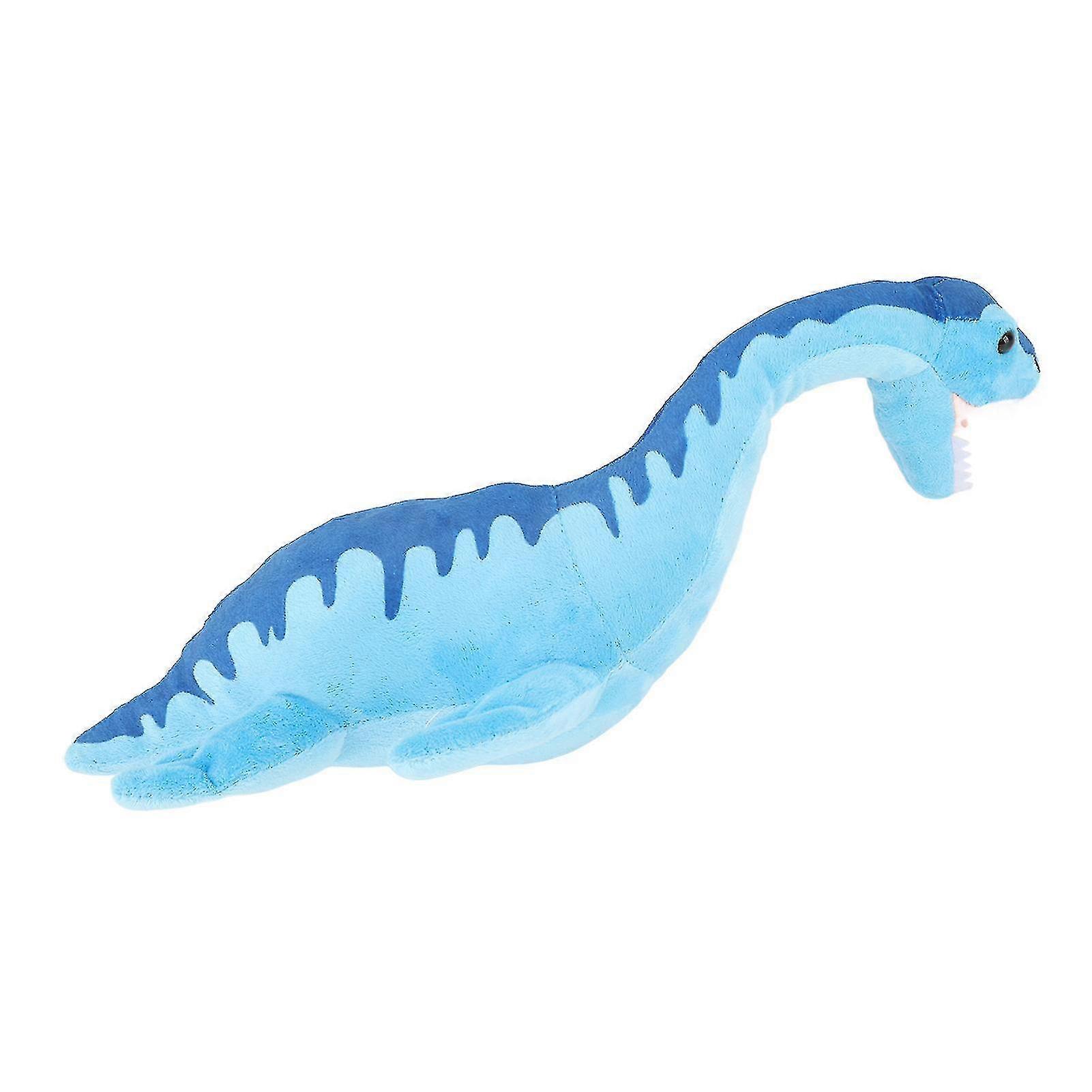 Plesiosaurus Dinosaur Plush Toy Realistic Soft Blue Dinosaur Stuffed ...
