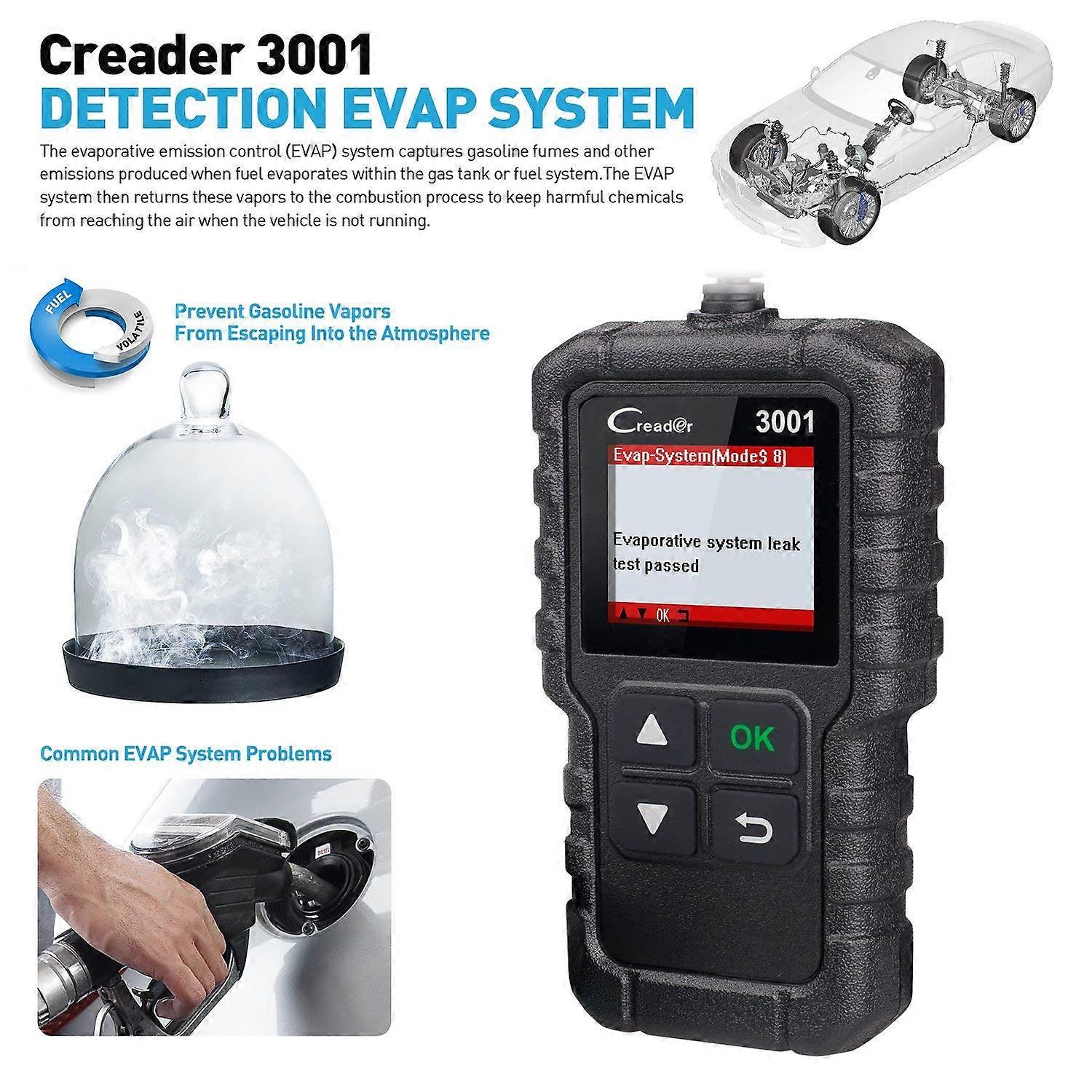 Check Engine Light Scan Tool - Smog Check, O2 Sensor Test, EVAP Test ...