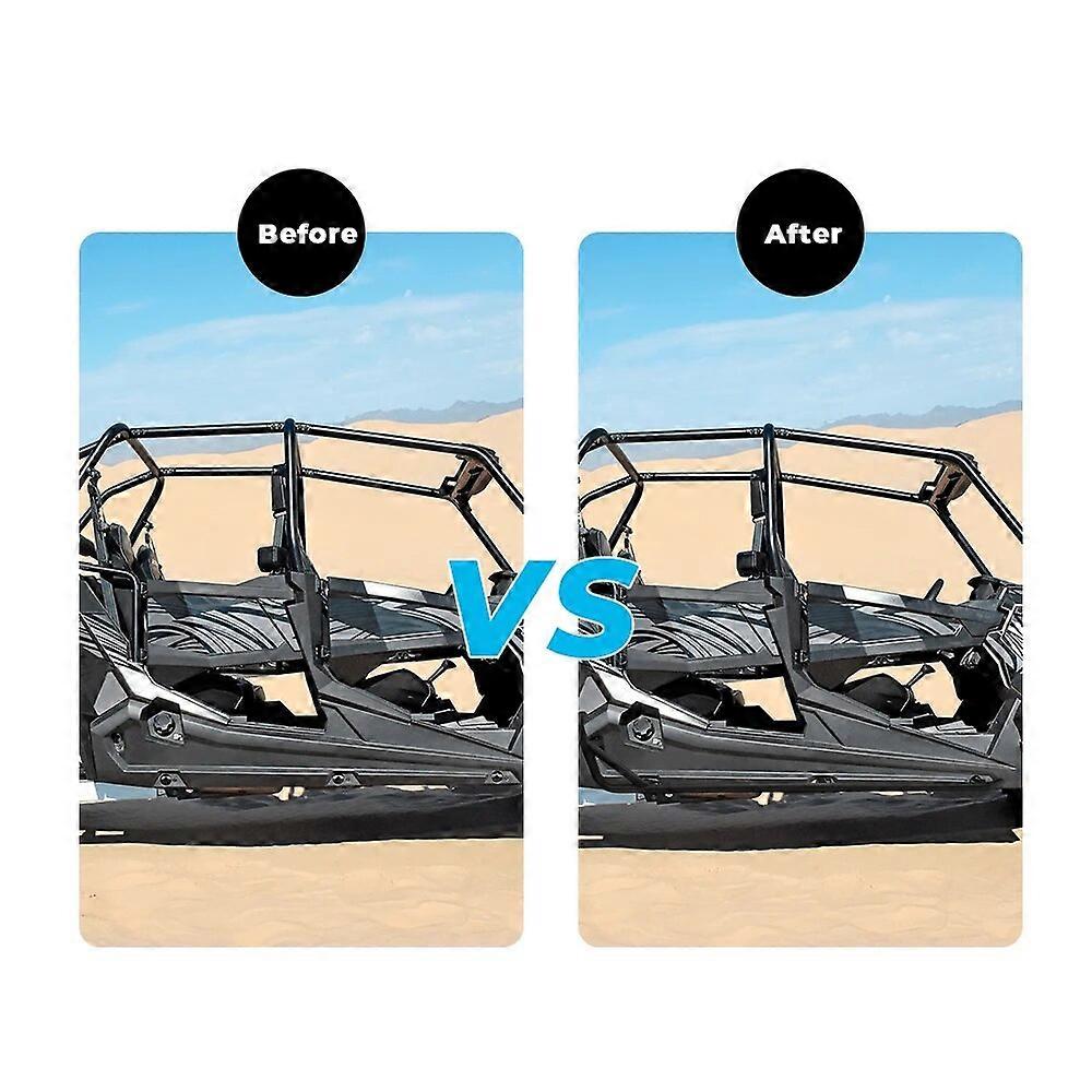Steel Nerf Bars Rock Sliders Compatible with Polaris RZR XP4 1000/4 ...