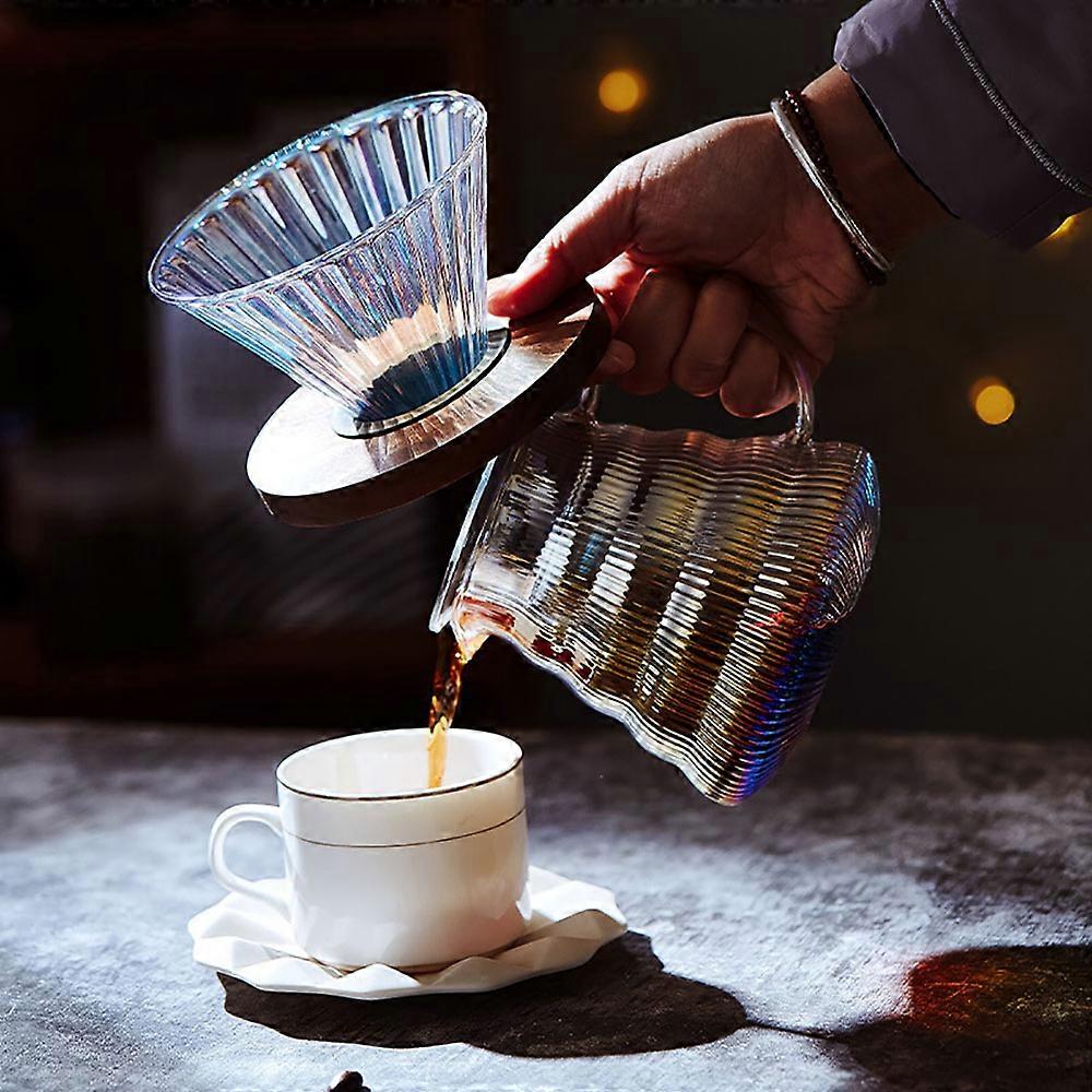 Colorful Coffeeware Dripper Coffee Pot Set 400/600ml Coffee Server ...