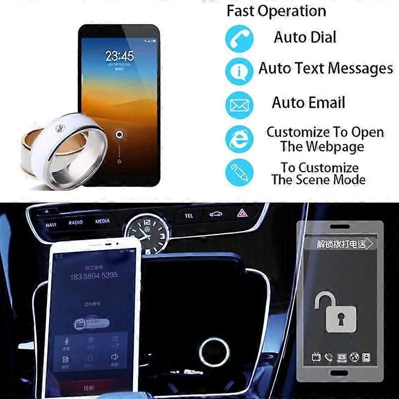 NFC Smart Ring Couple Finger Rings Technology Android Phone Equipment ...