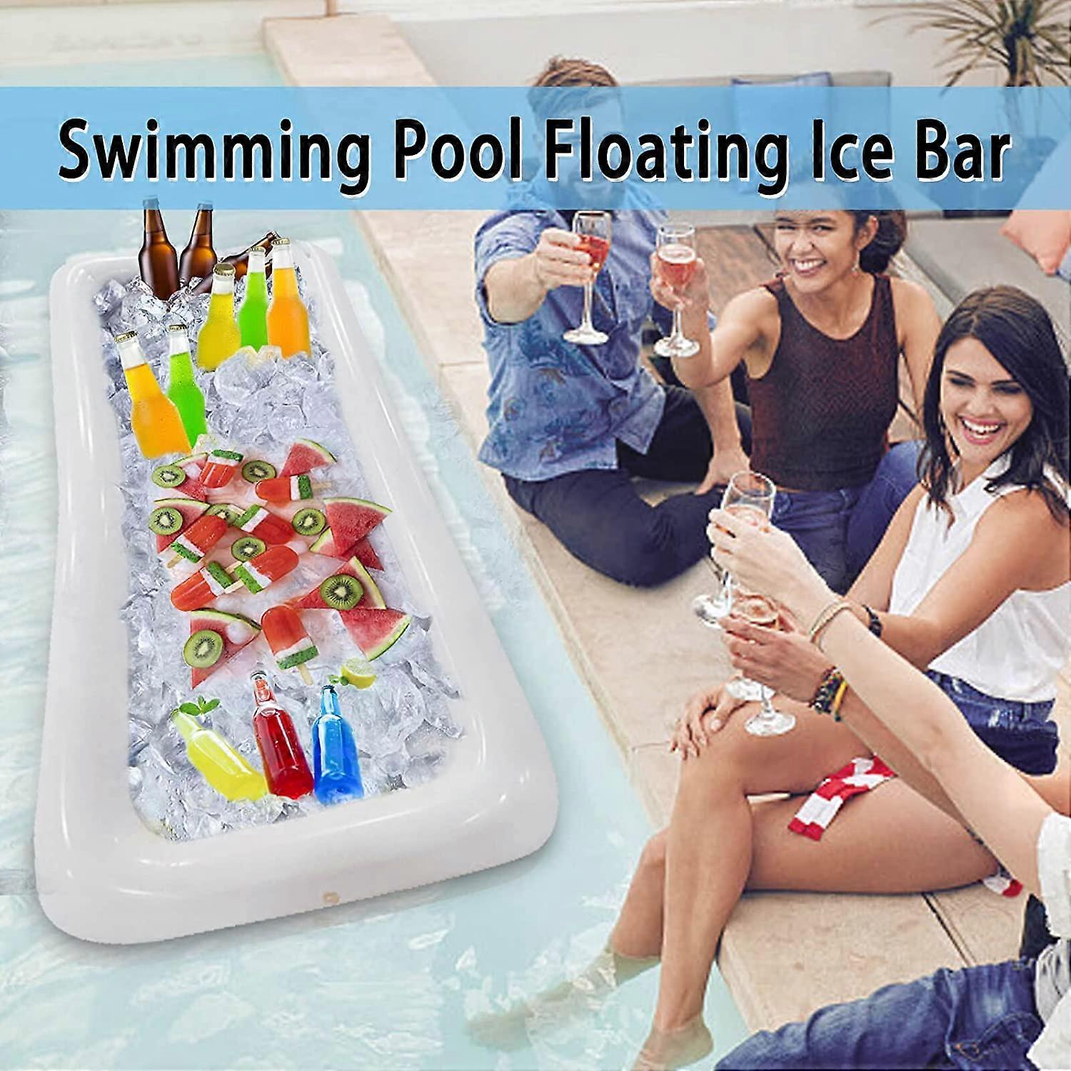 Pool Floating Tray,13565cm Inflatable Floating Bar Tray,PVC Floating ...