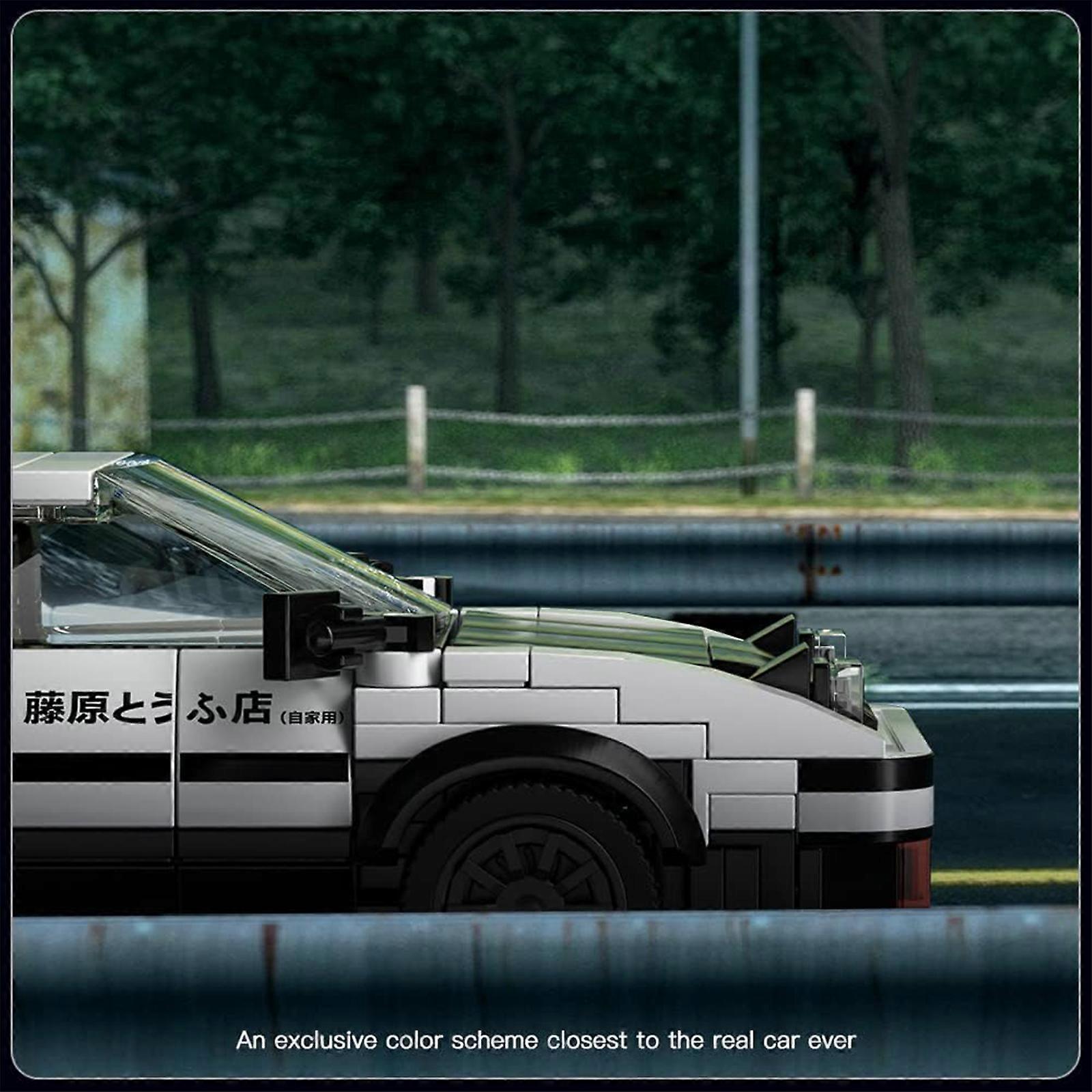 Mould King AE86 Initial D Toy Car Building Blocks Sets with Acrylic ...