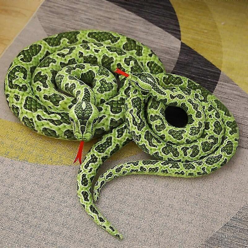 2M/3M Real Life Snake Plush Toy Giant Piebald Snake Stuffed Long Snake ...