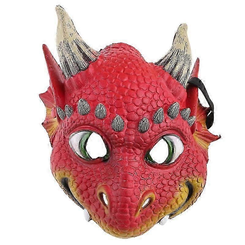 Kid Dragon Mask Halloween Dinosaur Mask Dragon Cosplay Carnival Masks ...