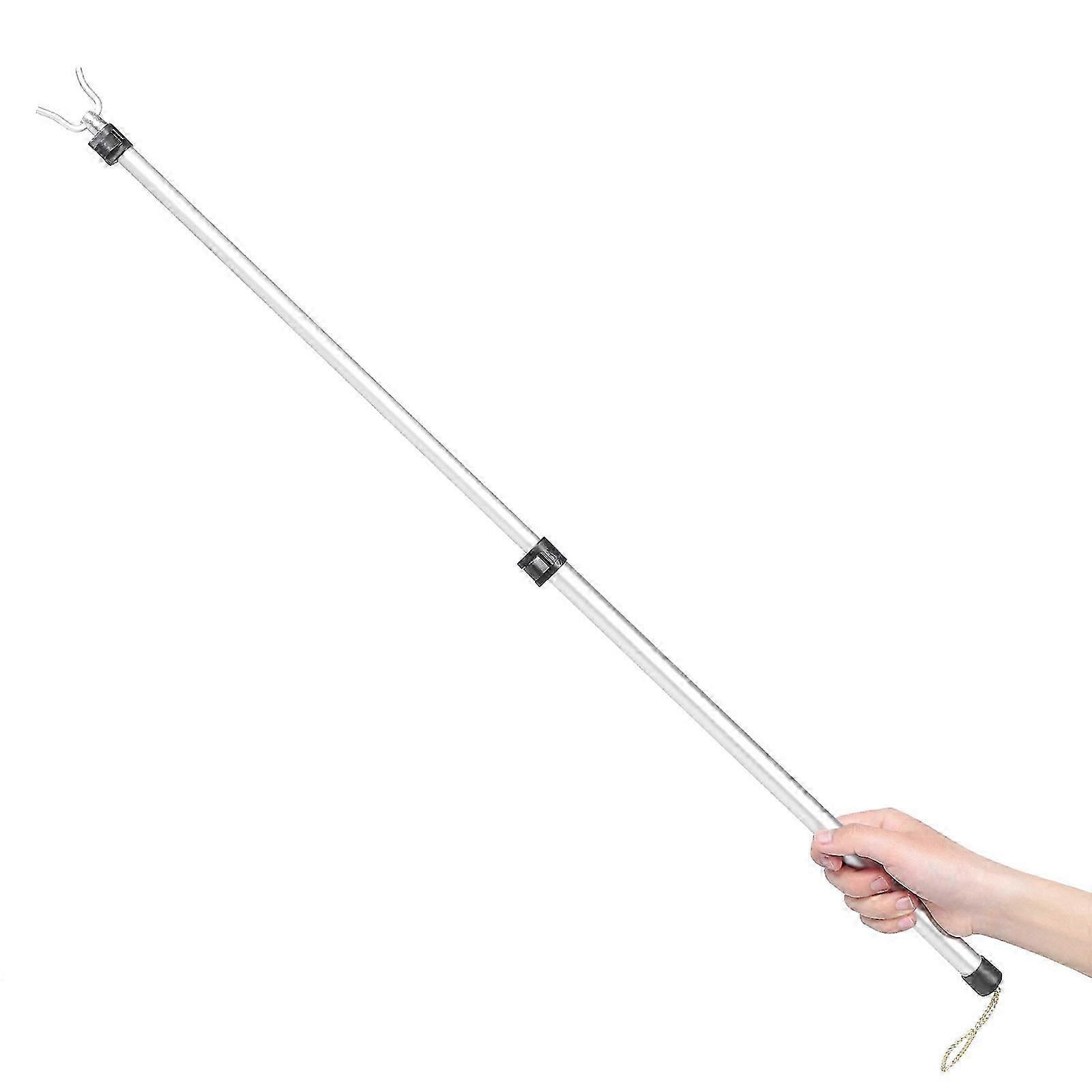 Telescopic Clothes Reach Pole Clothesline Pole Retractable Clothes ...