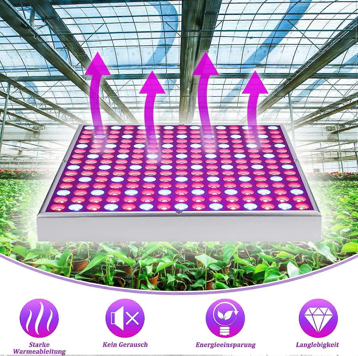 Plant Lamp LED Full Spectrum 45W 225 LEDs Grow Light for Indoor ...
