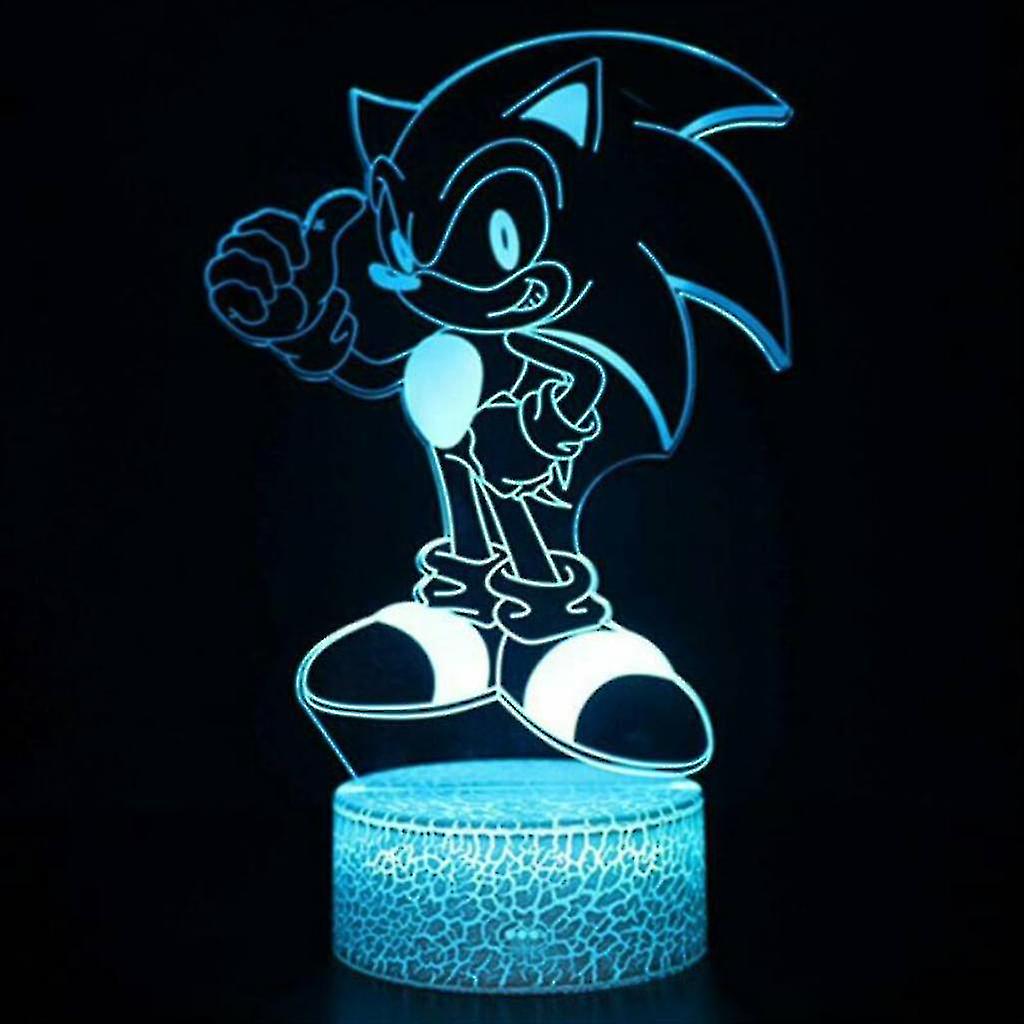 3d Sonic Night Light 1 Model And Colour Changing | Fruugo UK