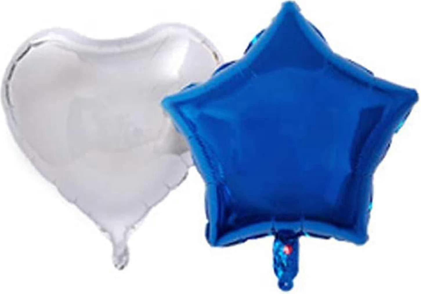Birthday Decorations Men, Navy Blue And Silver Theme Balloon Set For ...